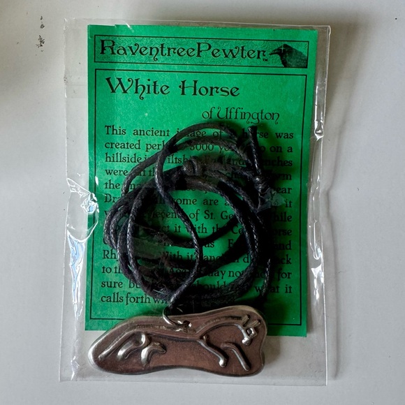 Raventree Pewter | Jewelry | White Horse Of Uffington Necklace Nwt ...